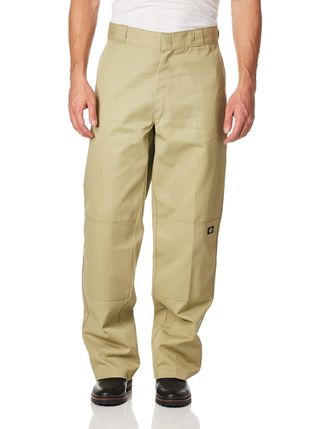 Dickies Herren Weites Bein Hose D/Knee Work Pant, Gr. W30/L32 (Herstellergröße: 30R), Beige (Khaki KH)