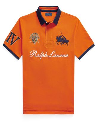 Ralph Lauren Premium Piqu&eacute;-Poloshirt mit Spielmacher-Wappen, Classic Fit in