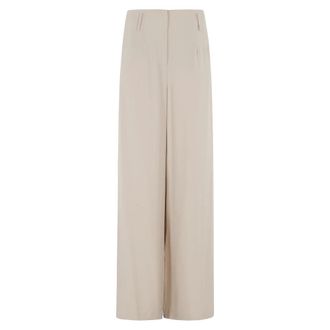 Federica Tosi Femme, Pantalons, Beige, Taille: 36 FR Pantagonna en Canvas