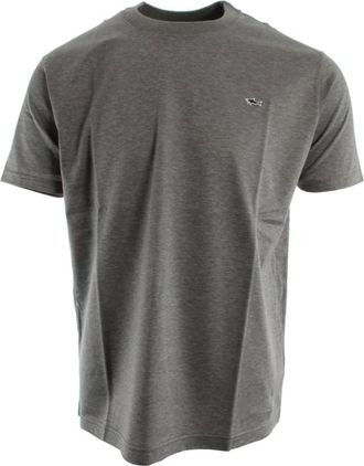 Paul & Shark Homme, Tops, Gris, Taille: L T-shirt en jersey de coton