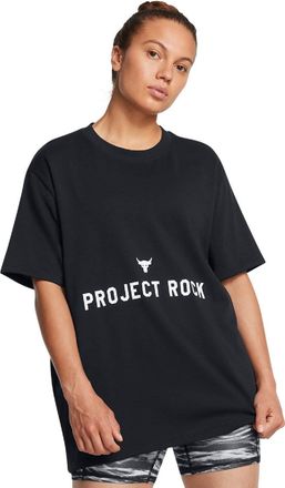 Under Armour Project Rock T-Shirt f&uuml;r Damen (Schwarz)