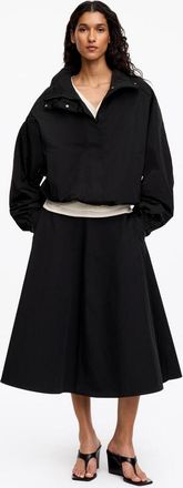Arket Nylonjacke Mit Stehkragen -Schwarz