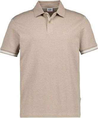 Joop Herren Polo-Shirt beige Baumwoll-Stretch