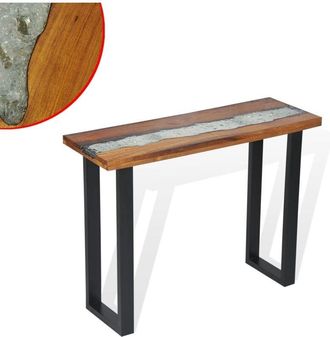 vidaXL Konsolentisch Teak 100 x 35 x 75 cm Vidaxl
