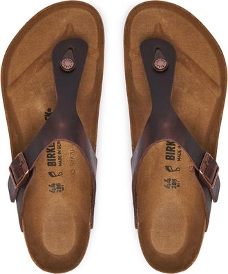 Birkenstock Zehentrenner Birkenstock Gizeh 0743831 Braun