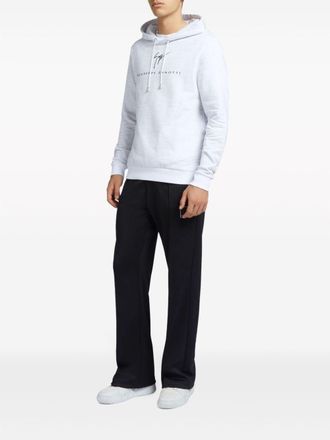 Giuseppe Zanotti short de sport LR-43 en coton - Blanc