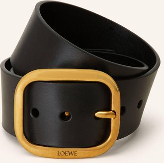 Loewe Ledergürtel schwarz