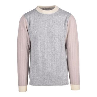 Wool & Co Maglioncino Girocollo - - Knitwear - Herren - Grau - L