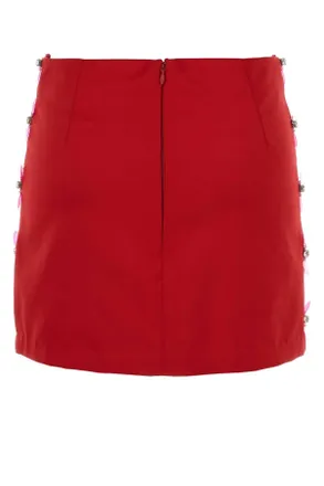 Des_Phemmes Skikrt Skirt - Red