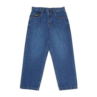 DC Pantalon Baggy en Denim - Homme - Jeans - Bleu - Taille: W31