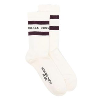 Golden Goose Chaussettes High Rib - unisex - Sous-v&ecirc;tements - Blanc - Taille: M