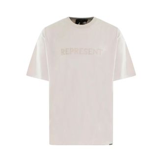 Represent Besticktes Serifen T-Shirt Grau - - Tops - Herren - Grau - XL