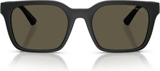 Emporio Armani unisex, Accessoires, Noir, Taille: 54 MM Lunettes de soleil carr&eacute;es