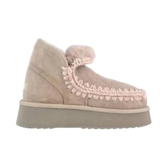 Mou Warme Winterstiefel Mini Eskimo Stil - - Shoes - Damen - Beige - 40 EU