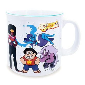Silver Buffalo Steven Universe Crystal Gems Tasse à café en céramique pour expresso Capacité 590 ml