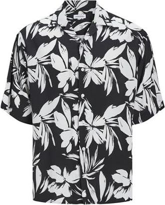 Jack & Jones Chemise décontractée pour homme, Noir, XS