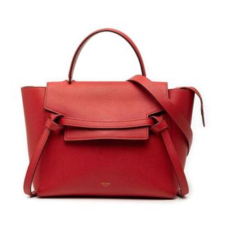 Celine Sac &agrave; main en cuir Pre-owned - Femme - Pre-owned - Rouge - Taille: ONE Size