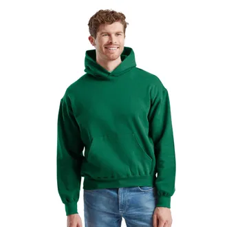 Fruit Of The Loom Fruit of the Loom - Kapuzenpullover f&uuml;r Herren, Super Baumwolle (College Gr&uuml;n)