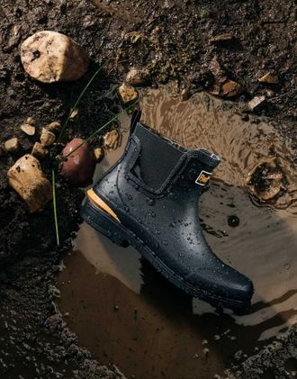 Barbour Abbeyfield faltbare Gummistiefel in Marineblau
