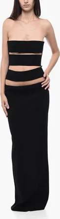 M&ocirc;not Off-Shoulder Sheath Dress with Cut-out Design M&ocirc;not