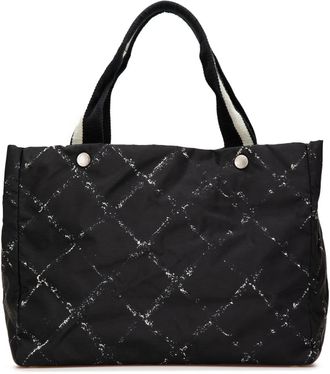 Chanel Shopper - Old Travel Line Nylon Tote - Gr. unisize - in Schwarz - f&uuml;r Damen