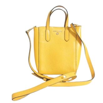 Michael Kors Pre-owned Sac &agrave; main mini cuir 2 fa&ccedil;ons - Femme - Pre-owned - Jaune - Taille: ONE Size