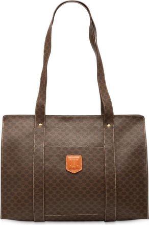 Celine Shopper - Macadam Coated Canvas Tote - Gr. unisize - in Braun - f&uuml;r Damen
