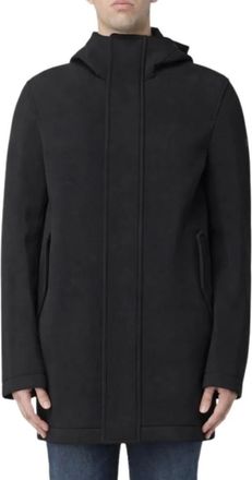 Manuel Ritz Homme, Manteaux, Noir, Taille: M Manteau Montgomery &agrave; Capuche