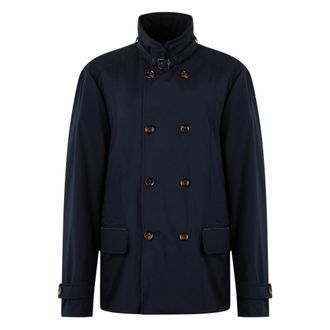 Moorer Elegante Winterjacke - - Coats - Herren - Blau - L