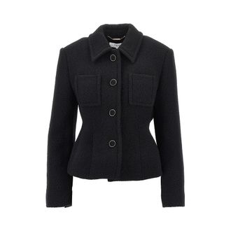 Chlo&eacute; Boucl&eacute; wool Slim Fit jacket Woman 38