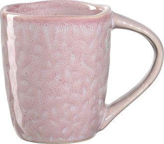 Leonardo Leonardo Matera Espresso-Tasse 1 Stück, spülmaschinengeeignetes Espresso-Glas, 1 Mokka-Becher aus Steingut, Keramik-Tasse, rosa 90 ml, 018577