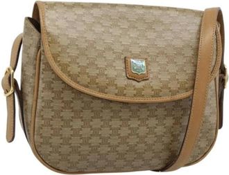 Celine Pre-owned Sac bandouli&egrave;re vintage en toile - Femme - Pre-owned - Beige - Taille: ONE Size