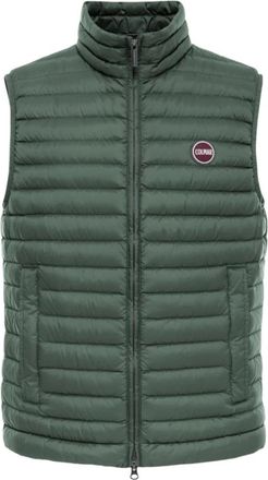 Colmar Homme, Vestes, Vert, Taille: L Gilet avec logo poitrine