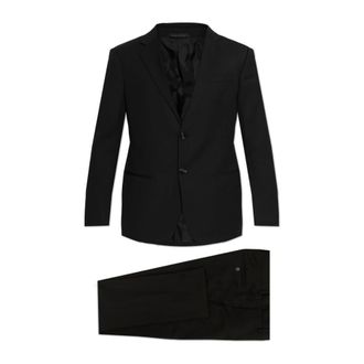 Giorgio Armani Soho Line Super 160s Woll Sakko - - Suits - Herren - Schwarzk - L