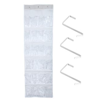 BESPORTBLE Veemoon Kreativer T&uuml;rh&auml;nger Aufbewahrungsbeutel aus Vliesstoff mit 3 Haken Wandbeutel zur Organisation Kleiner Gegenst&auml;nde H&auml;ngende Aufbewahrungstasch