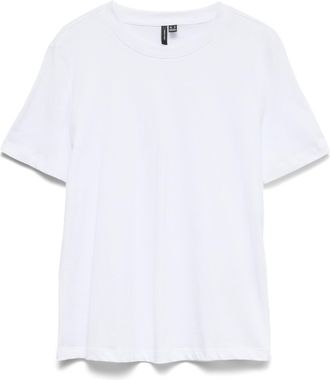 Vero Moda Damen VMPAULINA SS GA JRS NOOS T-Shirt, Bright White, S