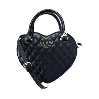 Guess Femme, Sacs, Noir, Taille: ONE Size Atabey Heart Bag
