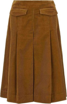 Tory Burch Jupe Midi - Marron