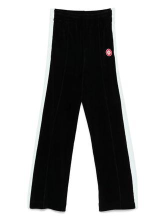 Casablanca pantalon en velours à bandes contrastantes - Noir
