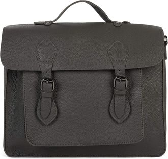 styleBREAKER Multifunktion Messenger Bag Umhängetasche mit Schnallen, Schultertasche, Rucksack, Aktentasche, Unisex 02012312, Farbe:Dunkelgrau