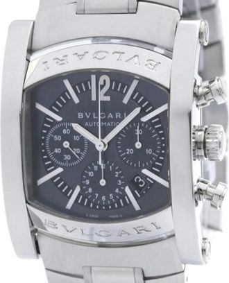 Bulgari unisex, Pre-owned, Noir, Taille: ONE Size Pre-owned Assioma Aa44Sch Montre-bracelet