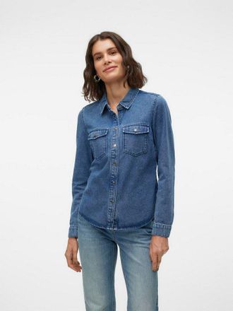 Vero Moda Jeansbluse VMJENNIE LS DENIM SHIRT MIX NOOS