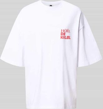 Karo Kauer T-Shirt mit r&uuml;ckseitigem Print Modell Vacation