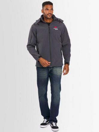 Arctic Seven Softshelljacke ASAdventuraa sportliche Outdoorjacke mit abnehmbarer Kapuze