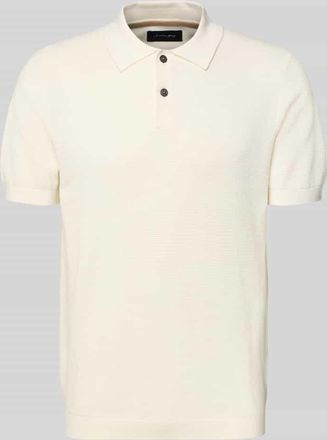 Christian Berg Slim Fit Poloshirt mit Strukturmuster