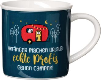 Ritzenhoff & Breker Kaffeebecher Camping - Echte Profis gehen campen, 360 ml