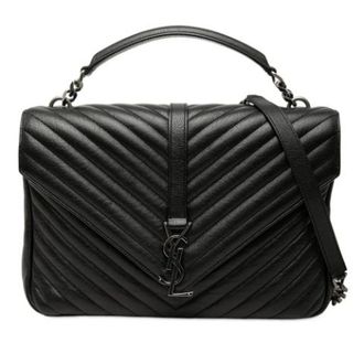 Saint Laurent Sac College Pre-owned - Femme - Pre-owned - Noir - Taille: ONE Size