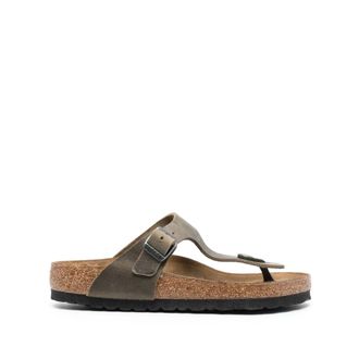 Birkenstock Femme, Chaussures, Vert, Taille: 37 EU Claquettes T-Bar Marron C&egrave;dre
