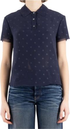 Acne Studios Femme, Tops, Bleu, Taille: 40 FR Chemise Bleu Marine et Blanche