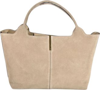 Tod's Femme, Sacs, Beige, Taille: ONE Size Ebr Shopping Bag
